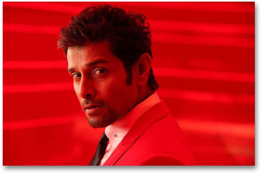 South Indian Actors Poster - Chiyaan Vikram - HD Quality Wall Poster ...