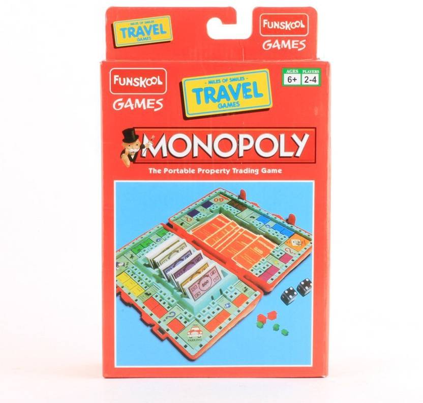 FUNSKOOL Travel Monopoly Money & Assets Games Board Game - Travel ...