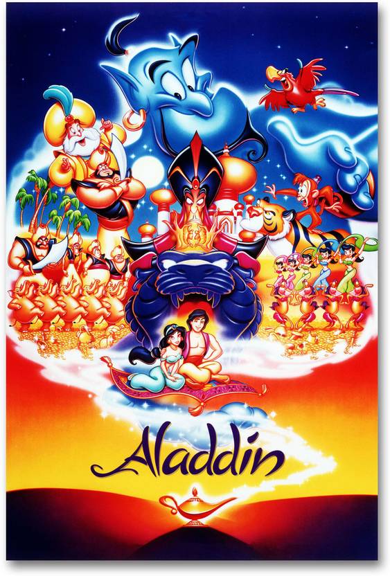 Wall Poster - Aladdin - Children Cartoon Poster - HD Quality Wall ...