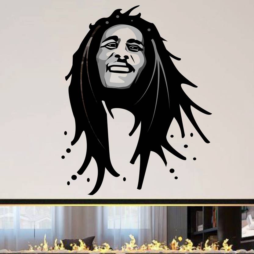 StickMe 60 cm Bob Marley Wall Sticker - SM 290 Self Adhesive Sticker ...