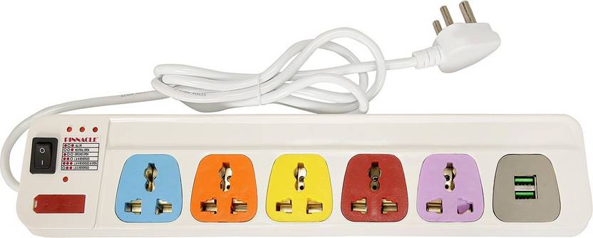 PINNACLE Spike Guard with USB Ports – Spike Guard with Surge Protector ...