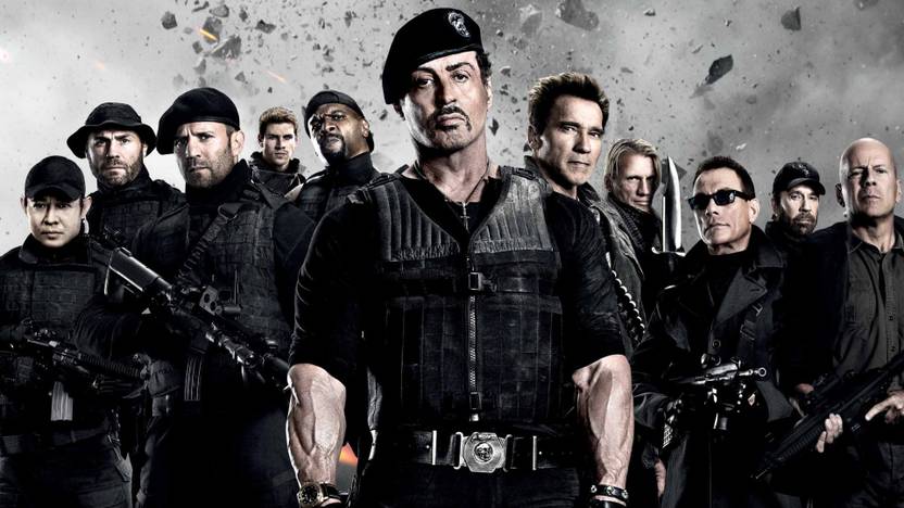 Athah 220 GSM Paper WALL POSTER 13*19 Inches The Expendables 2 The ...