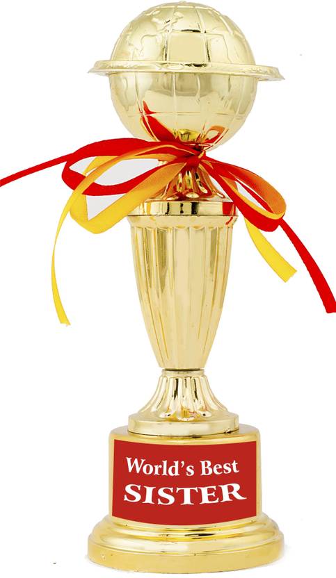 AARK INDIA Best Sister Trophy / Award / Gift (PC00315) Trophy Price in ...