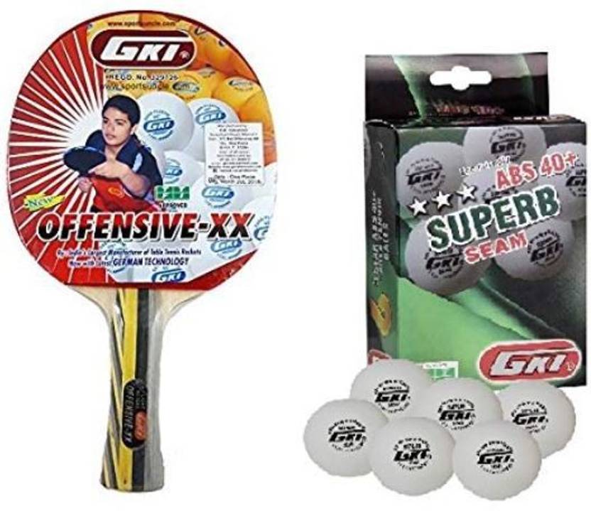 GKI Offensive XX and Superb Combo Table Tennis Kit - Buy GKI Offensive ...
