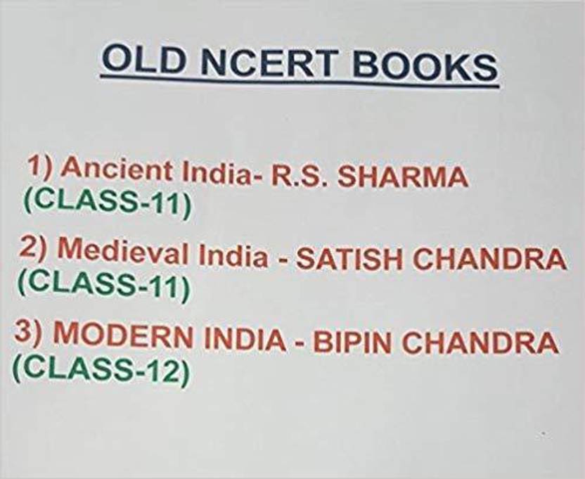 OLD NCERT BOOKS - 1) Ancient India- R.S. SHARMA (CLASS-11), 2) Medieval ...