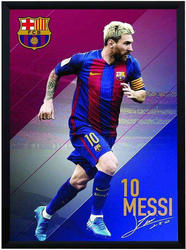 Lionel Messi Poster A3+ 13 x 19 Frame Paper Print - Movies posters in ...