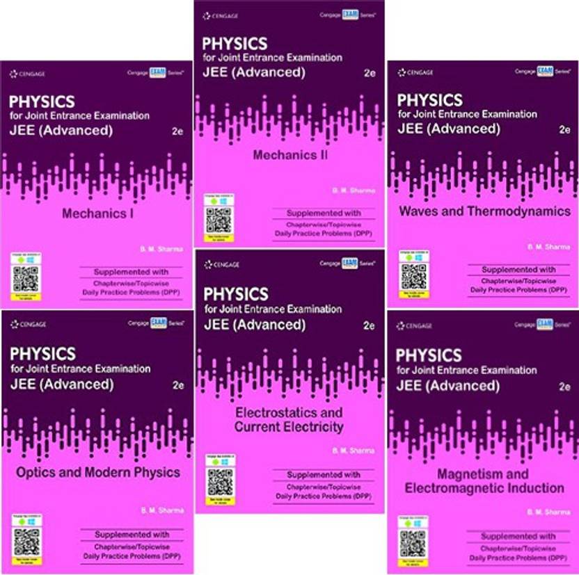 Cengage Physics For JEE ( ADVANCE ) Set Of 6 Books ( Mechanics-Vol- 1 ...