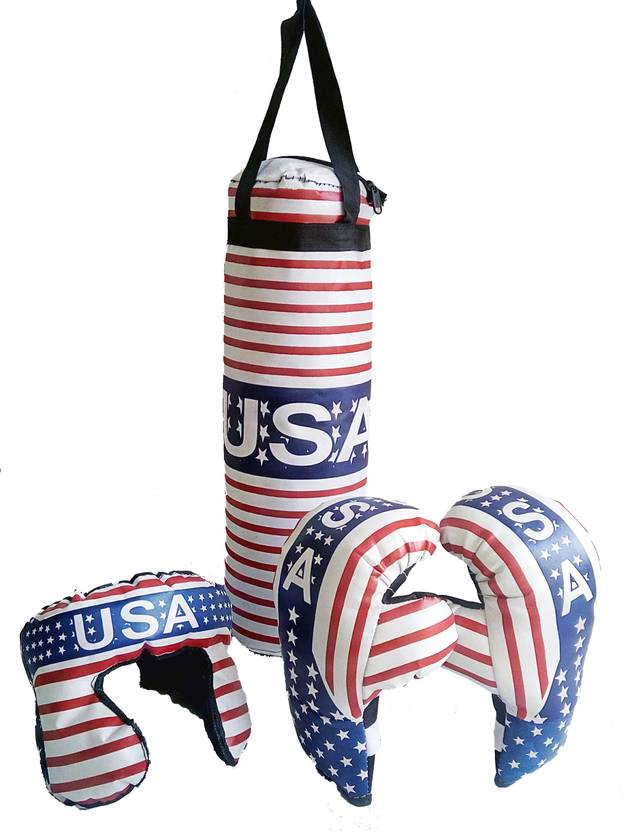 fosco Kids (4 Yrs - 10 Yrs) USA Boxing Kit - 1 Punching Bag 1 - Head ...