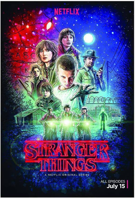 Stranger Things Season 1 Poster A4 Paper Print - Movies posters in ...