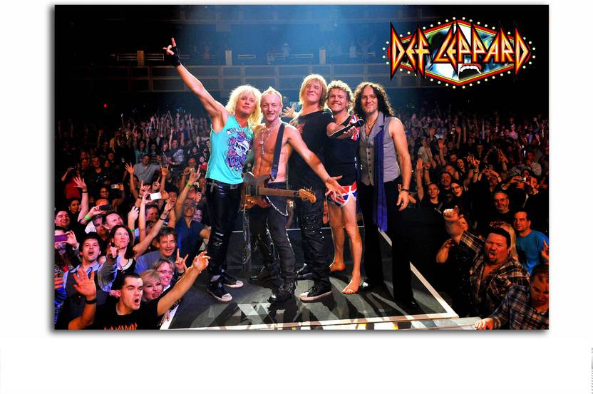 Def Leppard Music Poster - The Band - All Rockstars - Large Size poster ...