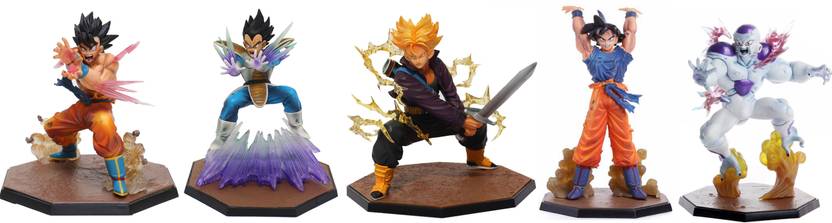Toy Mela Dragon Ball Z Dbz Set Of 5 Pcs Goku Kamehameha Vegeta Galick