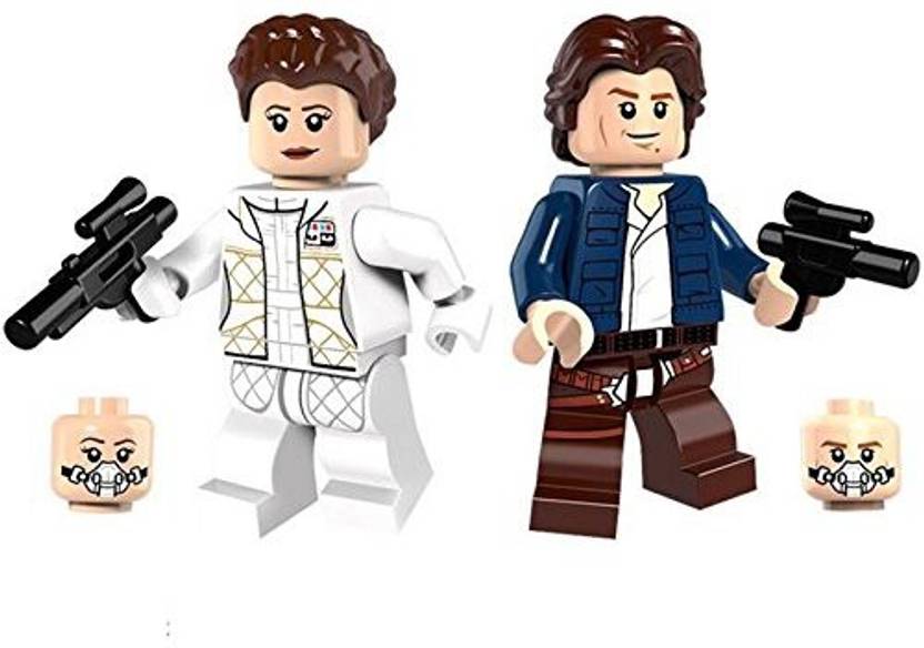 Genrc Han Solo And Princess Leia Minifigures | Star Wars: The Empire ...