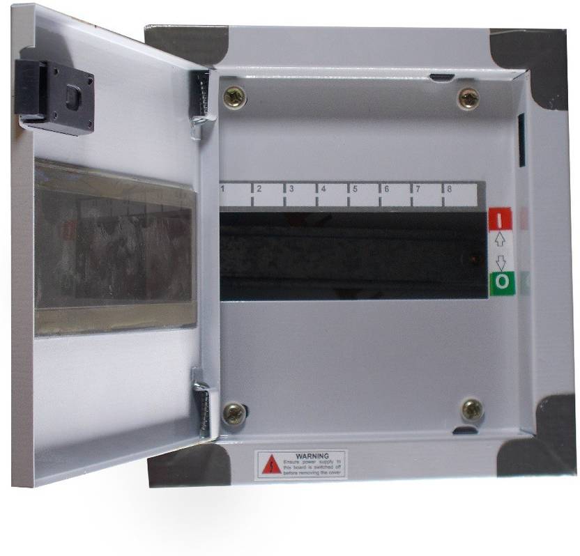 ALIVESMART Double Door 8 Way MCB BOX Distribution Board Price in India ...