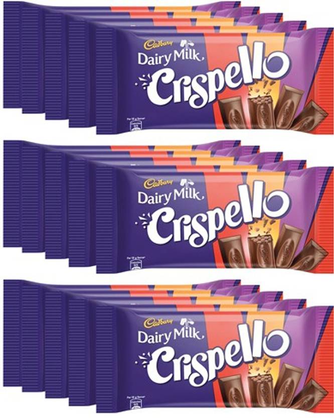Cadbury Crispello Chocolate Bar 33 g (Pack of 15) Brittles Price in ...