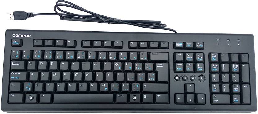 COMPAQ 505130-DB1 Wired USB Desktop Keyboard - COMPAQ : Flipkart.com