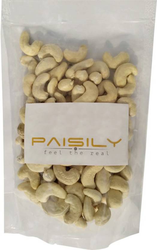 PAISILY Whole White Cashew Nuts - 500g (500 gram, Pouch) Cashews Price ...