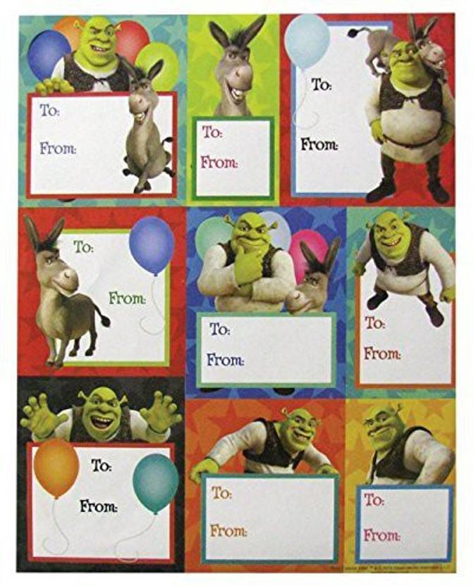 Genrc DreamWorks Shrek Shrek Sticker Sheets 81 Stickers! - DreamWorks ...