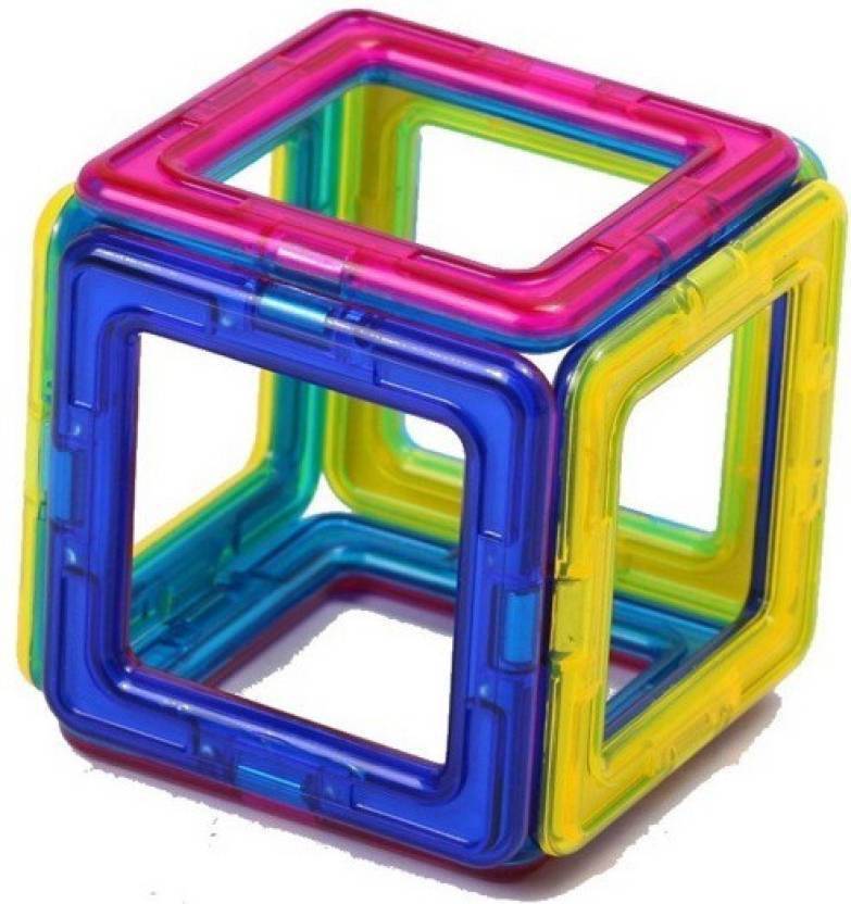 RVM Toys 20 Piece Magical Magnetic Building Blocks Construction ...