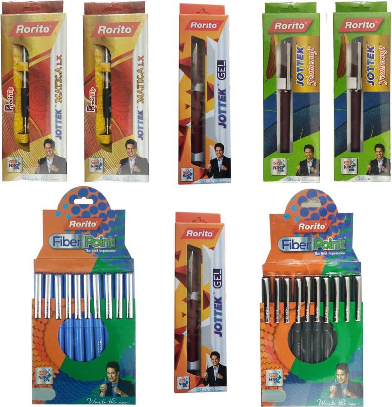 Rorito JOTTEK Matica LX BALL PEN (BLUE) 2 Pcs+JOTTEK GEL PEN (BLUE) 2 ...