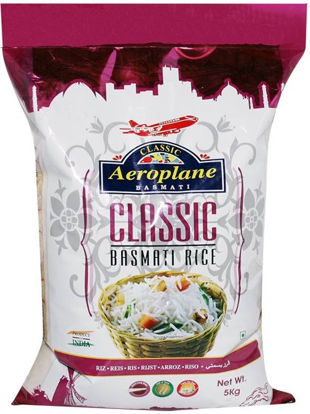 AEROPLANE CLASSIC BASMATI RICE Basmati Rice (Long Grain, Raw) Price in ...