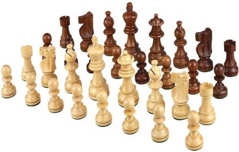 SPORTSHOLIC Medium Size Wooden Chess Coins For All Chess Boards Board ...