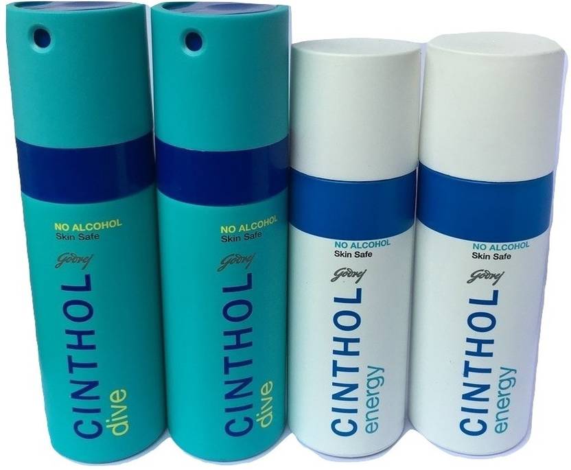 CINTHOL 2 DIVE AND 2 ENERGY Deodorant Spray - For Men - Price in India ...
