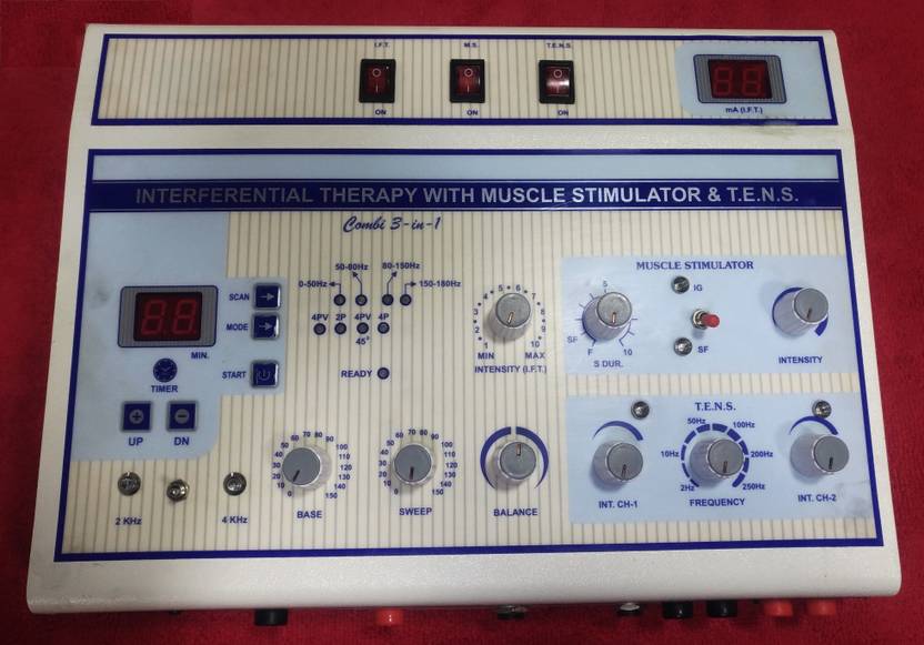 Physiogears Physiotherapy Combo IFT MS TENS Physiotherapy Equipment ...