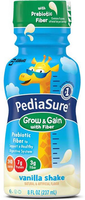 Pediasure Grow & Gain with Fibre 237ml (8oz) - Vanilla Shake Price in ...