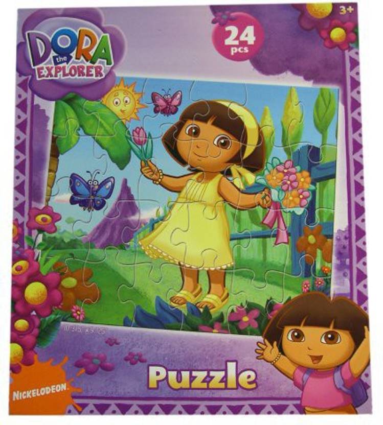 Nick Jr Dora The Explorer Puzzle 24cps Dora & Boots Puzzles (Garden Fun ...