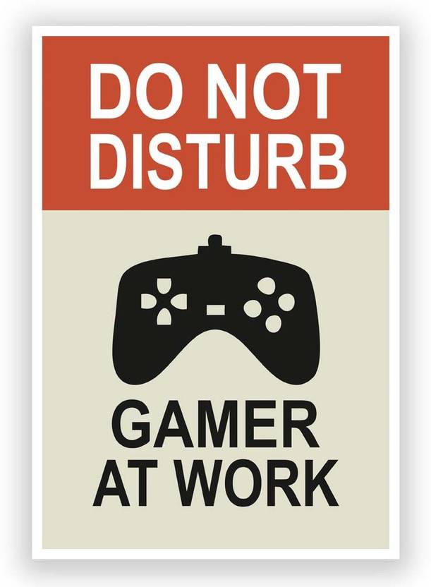 Do Not Disturb Motivational Wall Art Poster 12 x 18 Inch Paper Print ...