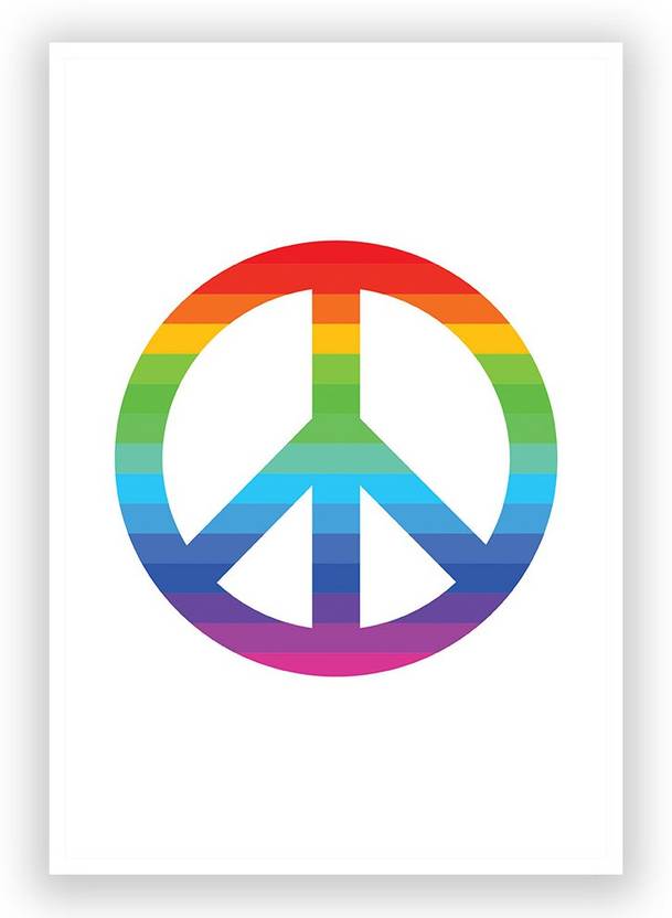 Peace Motivational Wall Art Poster 12 x 18 Inch Paper Print ...