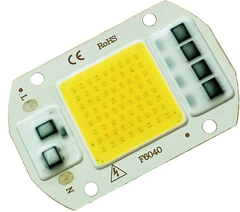TCS LED COB Lamp Chip 50W 220V Input Cold White Smart IC Driver For 50 ...