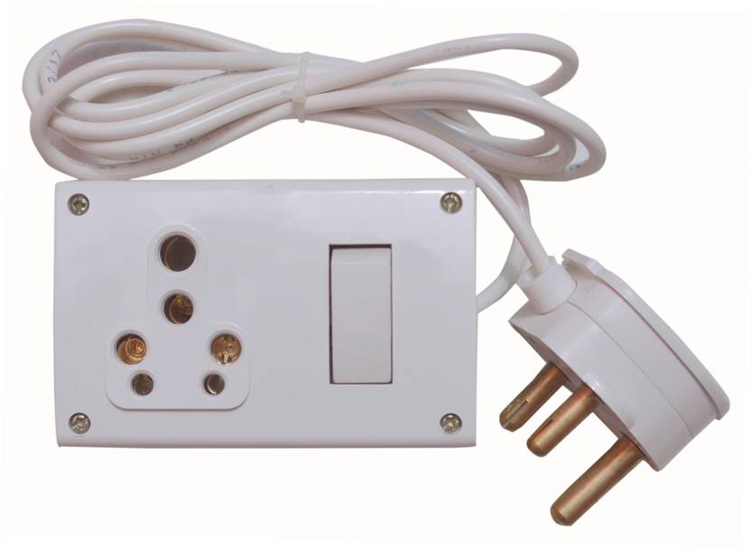 Ruhaila One 16 Amp 3 Pin Socket With 2 Meter Long Heavy Wire With 16