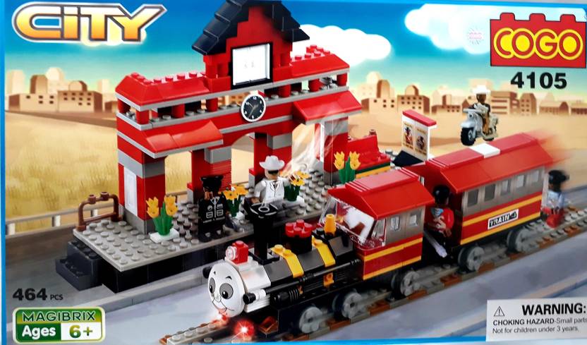 COGO Railway Station Set - Railway Station Set . Buy Premium Quality ...