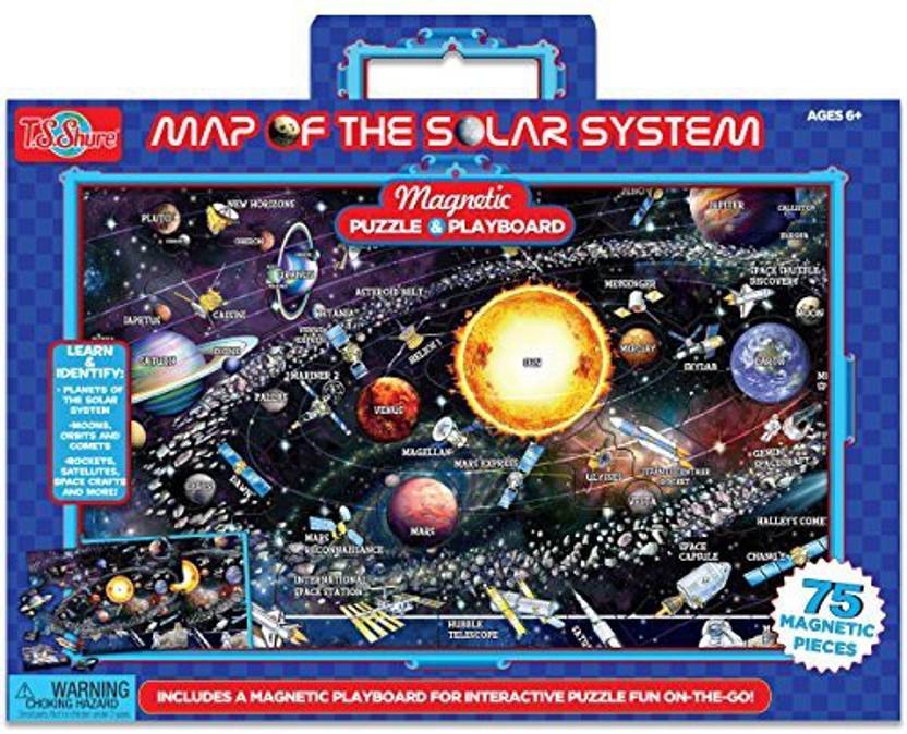 T S Shure T.S. Shure Map Of The Solar System Magnetic Playboard ...