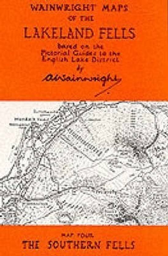 Wainwright Maps of the Lakeland Fells: Southern Fells Map 4: Buy ...