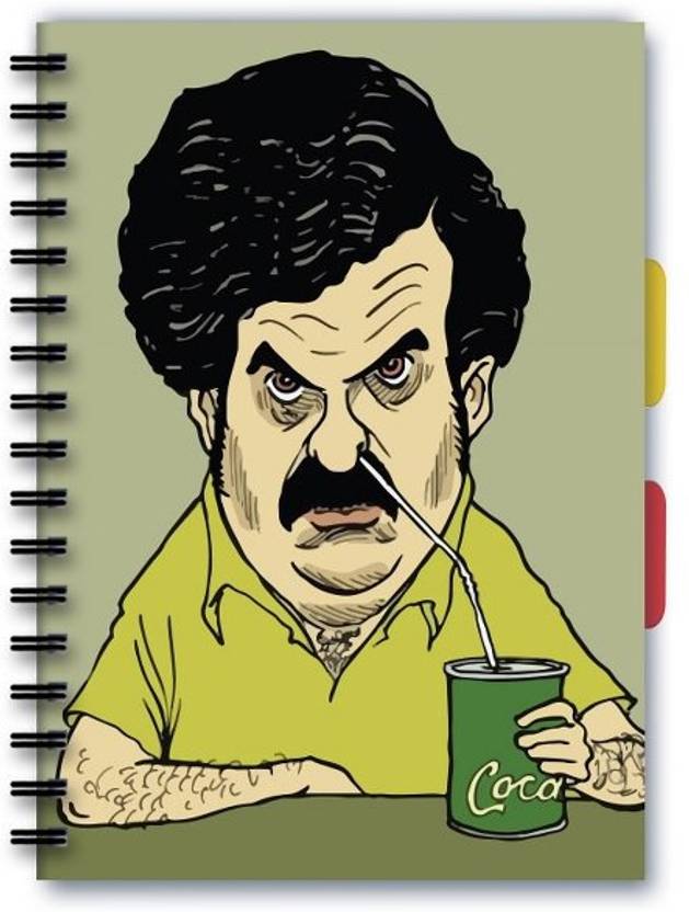 Posterskart Narcos Pablo Escobar Funny Art Notebook A5 Ruled A5 ...