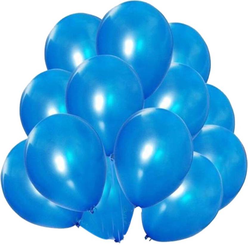 Flipkart.com | Toy Jumble Solid Pack of 35 Plain Blue Balloons for ...