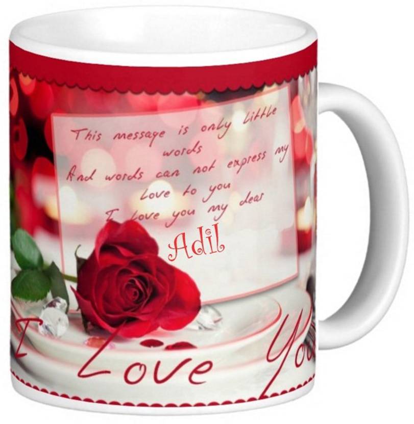 GNS ADIL Love Romantic Quotes 04 Ceramic Coffee Mug Price in India ...