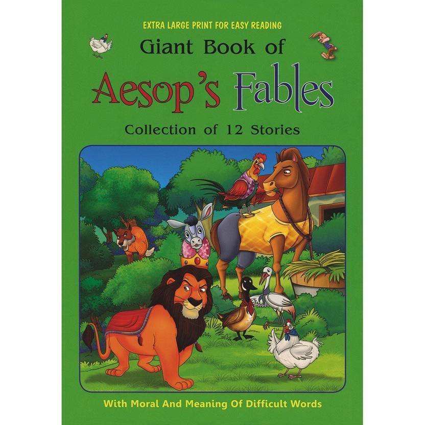 Giant Book of Aesop's Fables - Collection of 12 Stories: Buy Giant Book ...