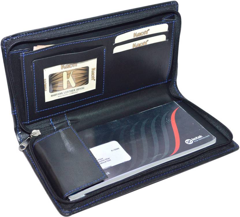 KNOTT Executive Black Cheque book holder Black - Price in India ...