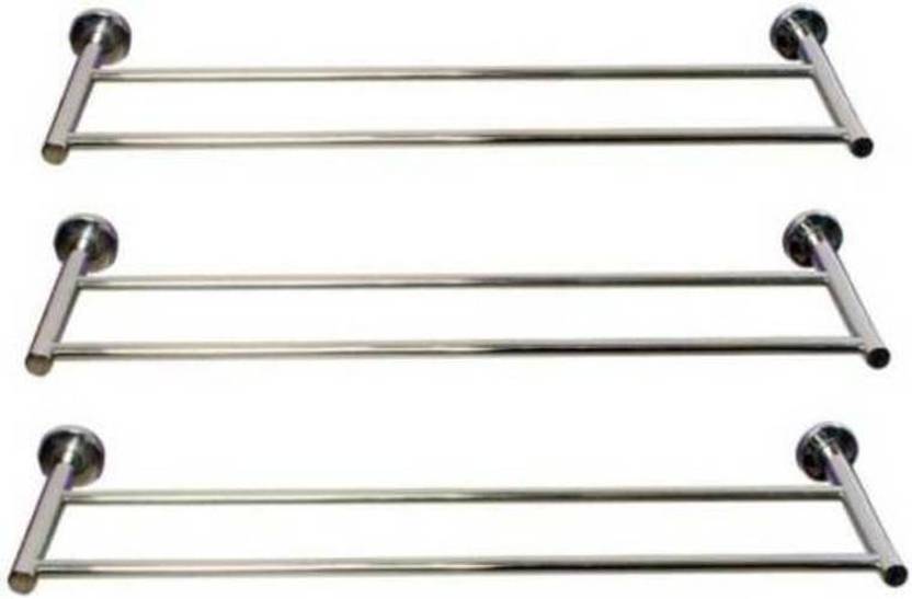 SHP SHP STAINLESS STEEL KITCHEN TOWEL ROD SET OF 3 24 inch 3 Bar Towel ...