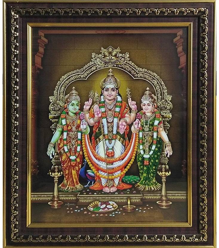 Puja N Pujari Lord Murugan Photo Frame / murugan muruga velan skanda ...