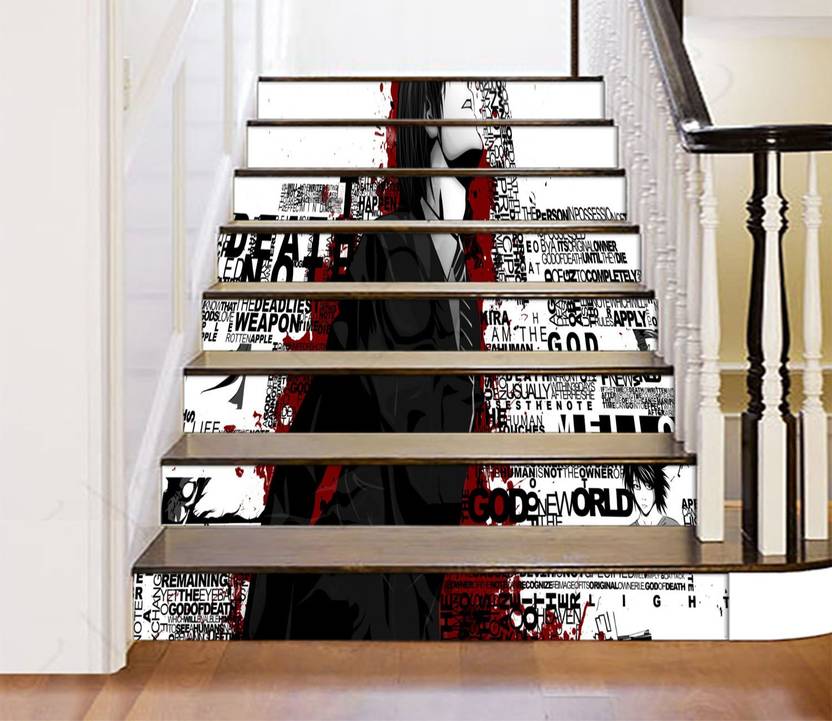 GADGETSWRAP 118 cm GW-47269 Printed death note Stair Raiser Skin ...