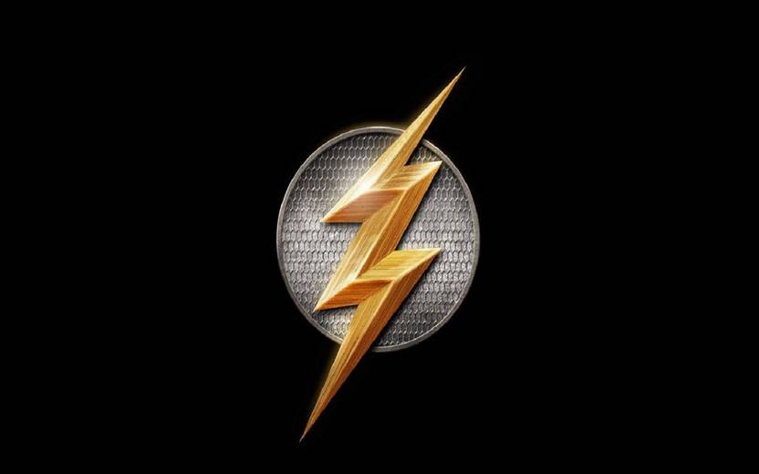 Flash Superhero Logo Black Wall Poster Paper Print - Comics posters in ...