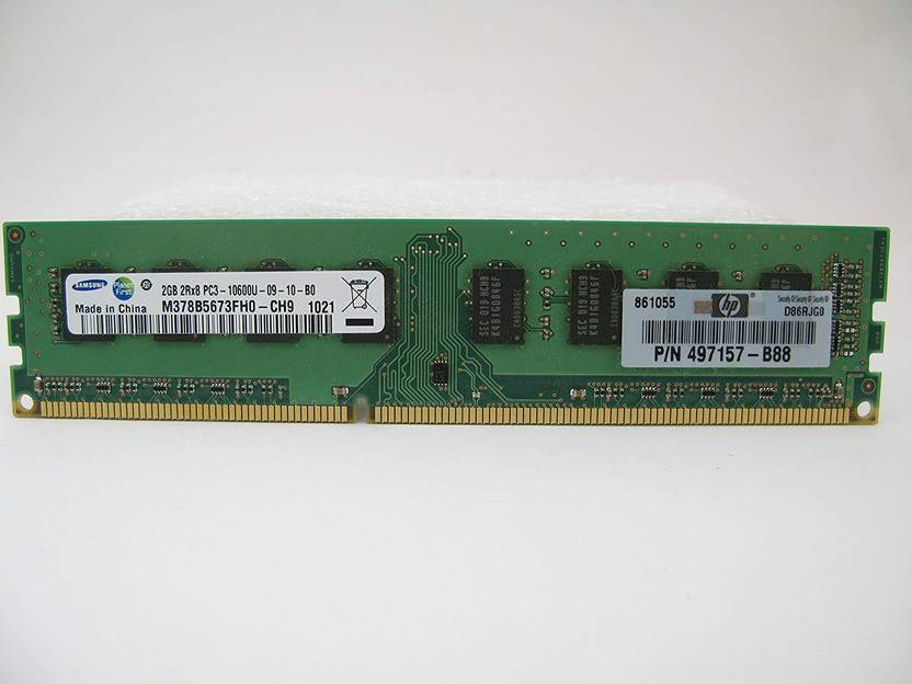 SAMSUNG Pc3-10600u DDR3 2 GB (Dual Channel) PC (2GB DDR3 1333 ...