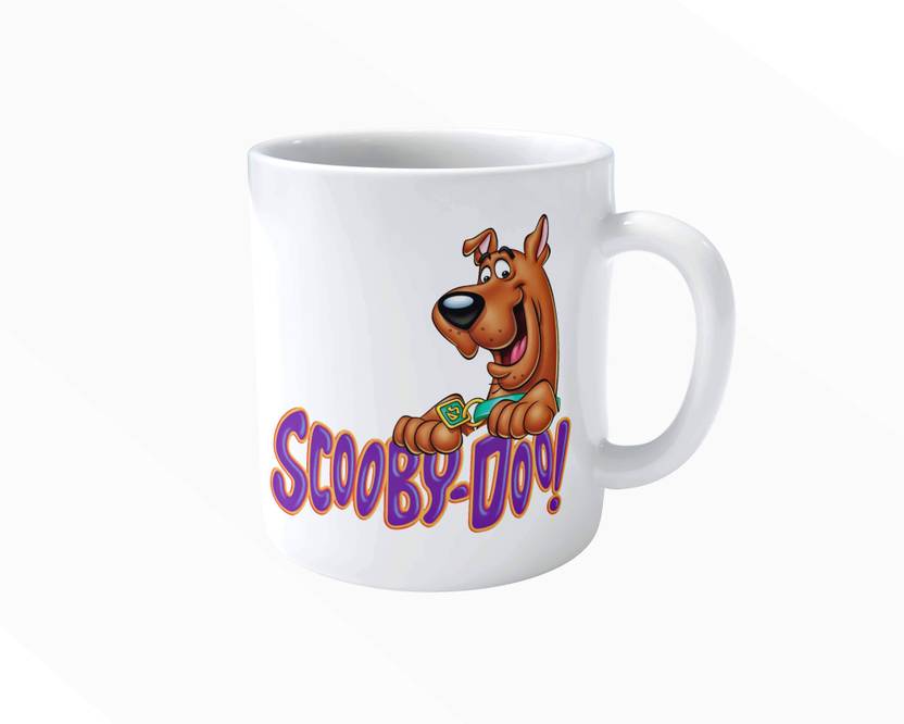 Jbn Scooby Doo - Mytery | White Ceramic with Handle-Perfect Gift to ...
