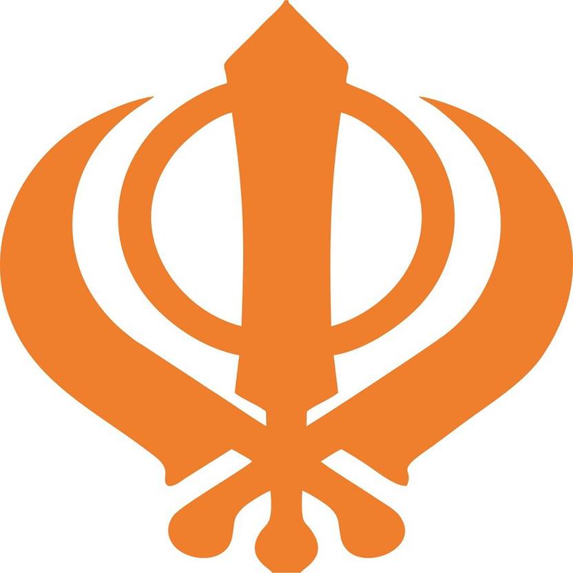 Intellprint India Khanda Khalsa sikh gurunanak sign Vinyl car,laptop ...