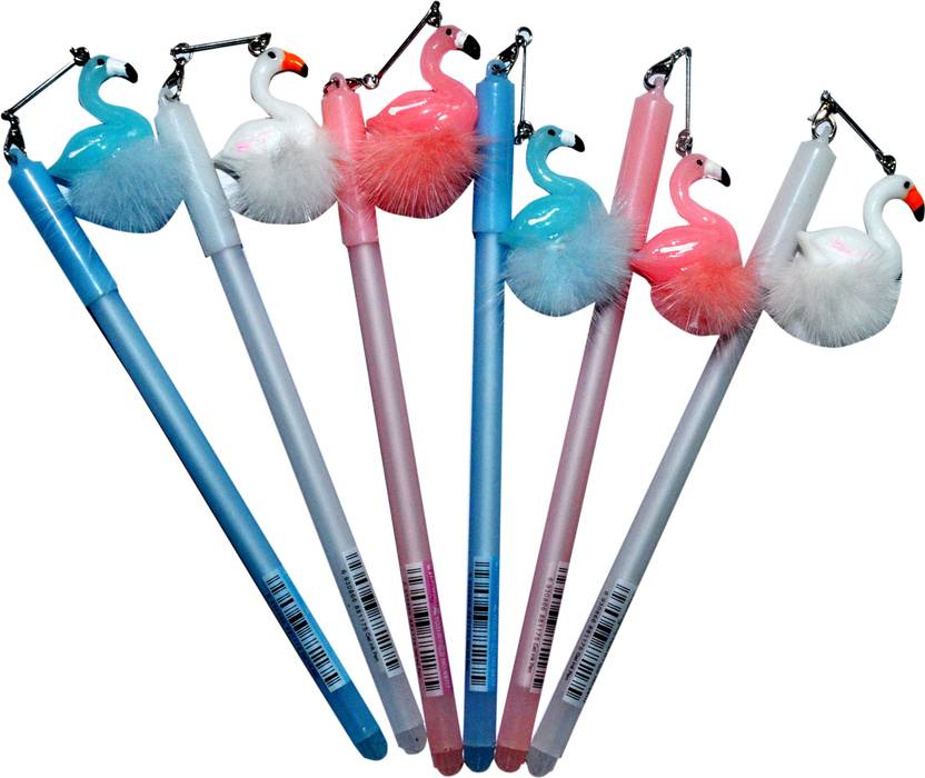 DOMS Stylish Gel Pen - Pack of 6 Pcs for Birthday Party Return Gifts ...