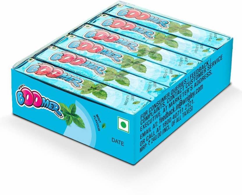 Wrigley Boomer Multipack, (24 Pieces) Fresh Mint Chewing Gum Price in ...